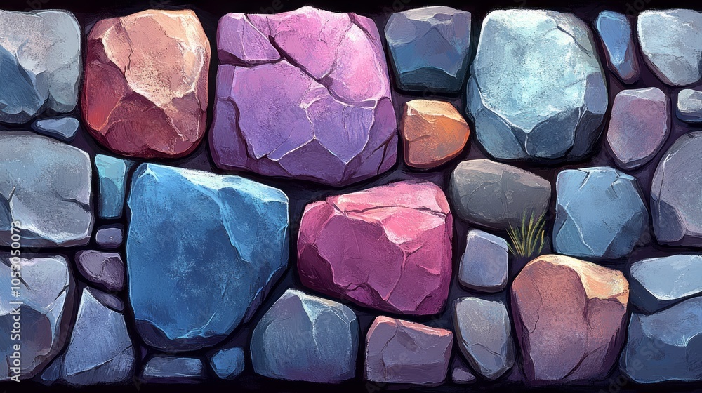 Realistic background image featuring an array of random nouns for ...