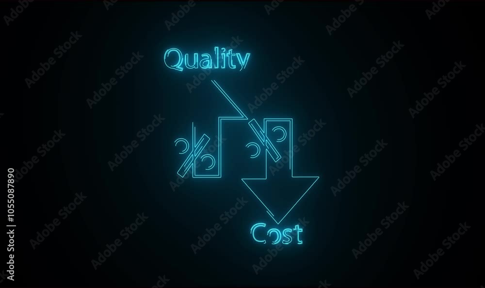 Quality control and company cost reduction. Cost and quality control ...