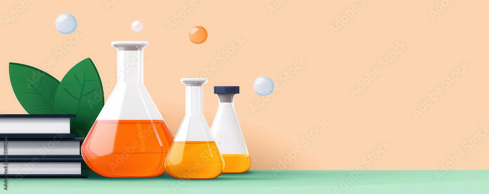 Safety equipment alongside lab tools in a chemistry classroom ...