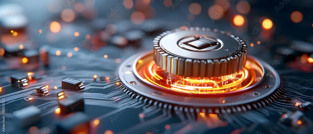 Advanced Network Security Dashboard with Encrypted Data Channels and Secure Protocols Showing ...