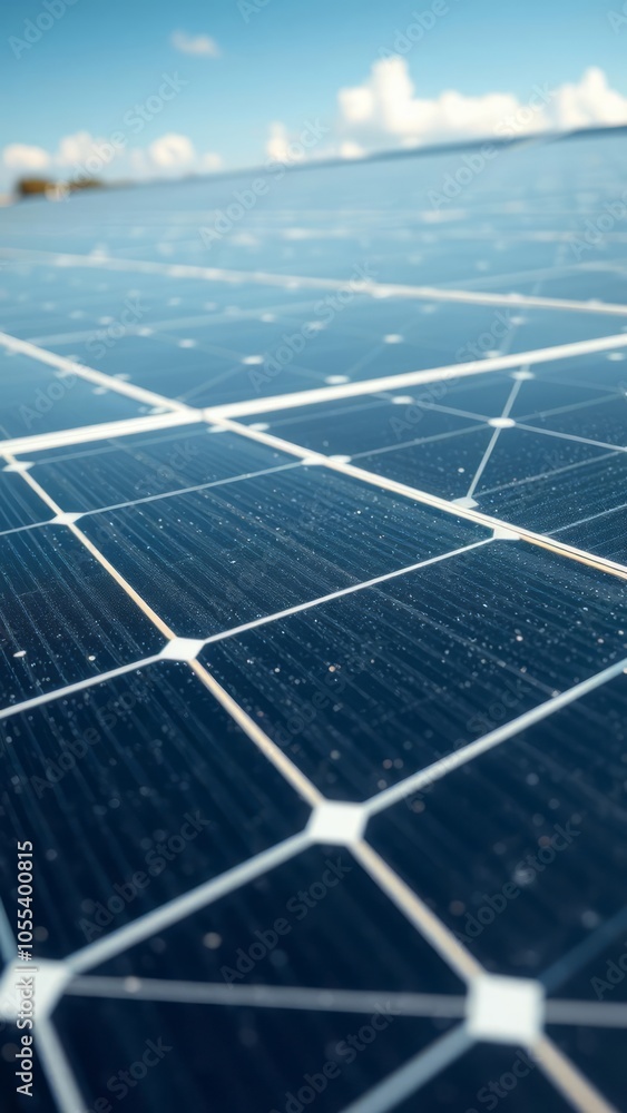 Fotografía Surface of photovoltaic cells on solar panel of pv system ...