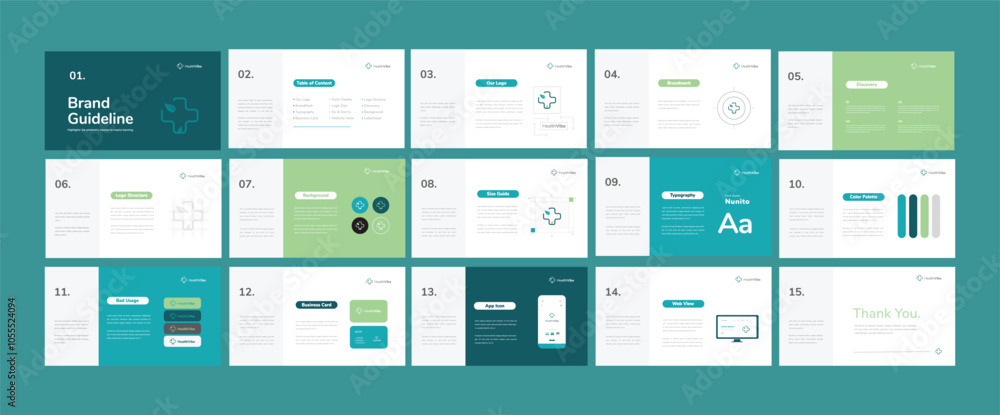 Creative Brand Guidelines template. Brand Strategy Guideline design ...