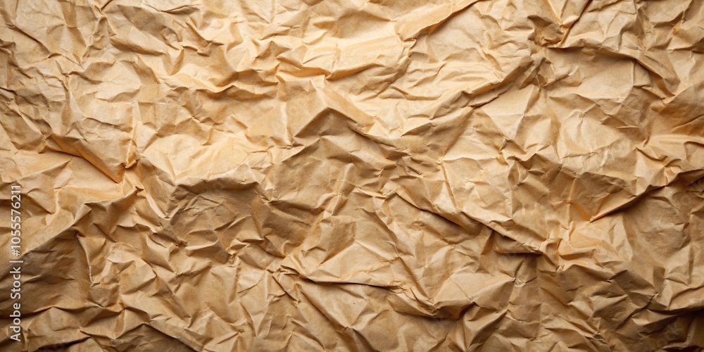 crumpled paper texture with folds and creases, crumpled paper, bunched ...