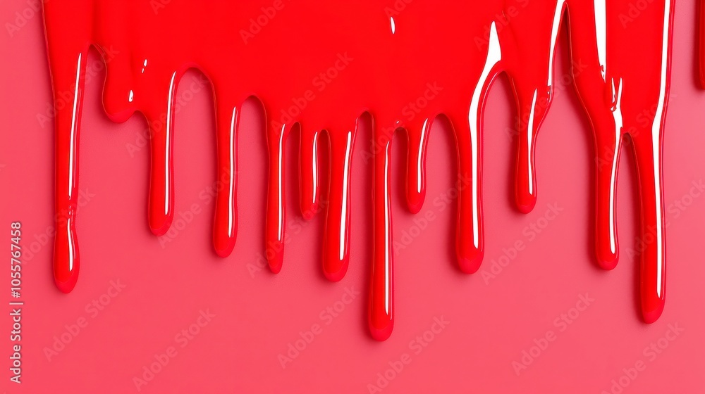 Crimson Horror Drip, an unsettling animated backdrop featuring vivid ...