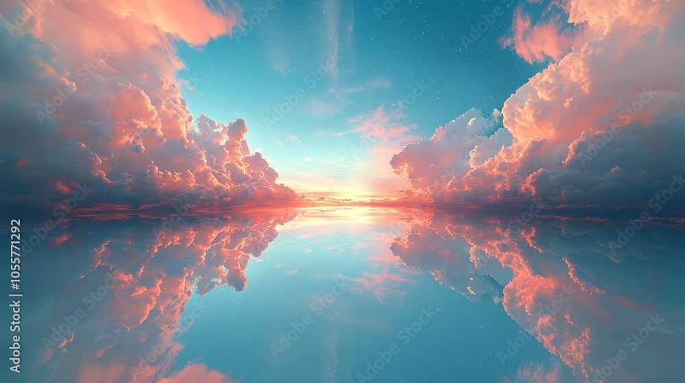 Enchanting Fantasy Sky, a mesmerizing time-lapse animation showcasing ...