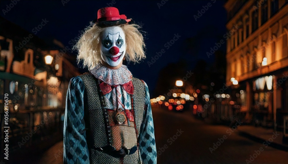 Scary Clown - generative ai, üretken yapay zeka Stock Photo | Adobe Stock