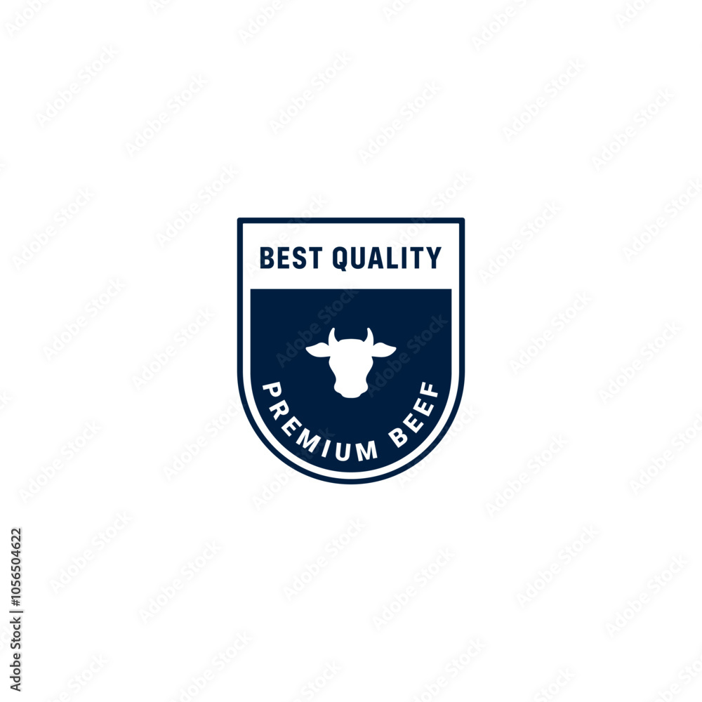 Premium beef label vector for product packaging design element. Best ...