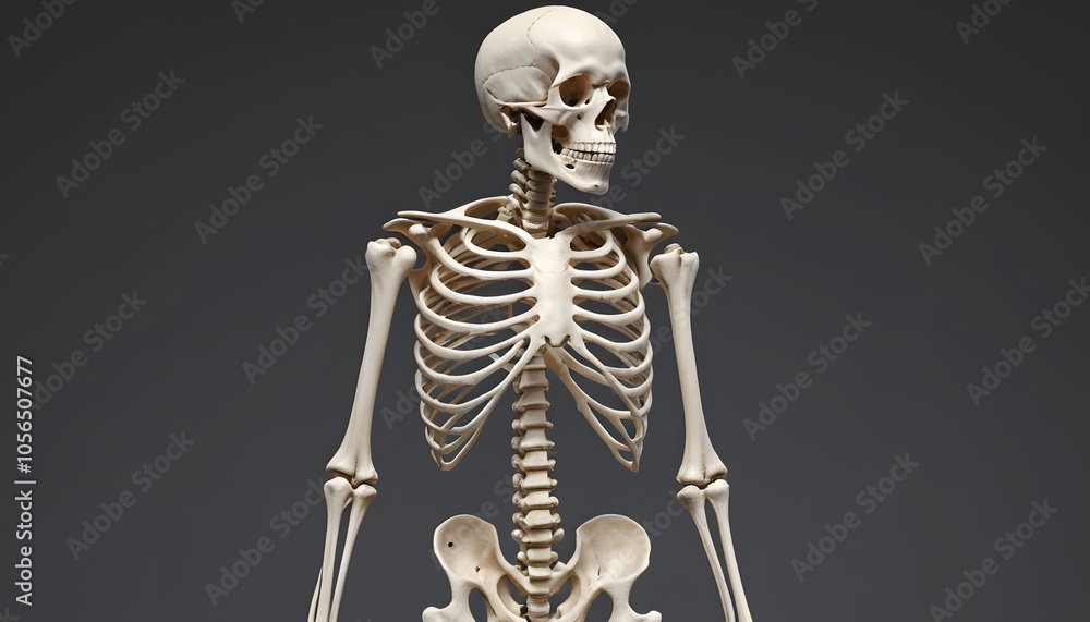Highly Detailed Human Skeleton Model for Educational Purposes in ...