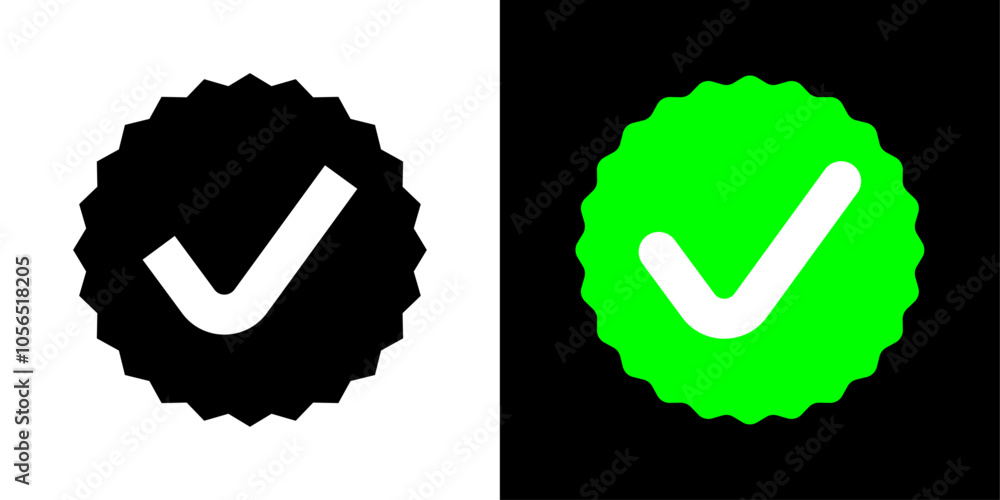 modern checkmark icons—perfect for showcasing authenticity, approval ...