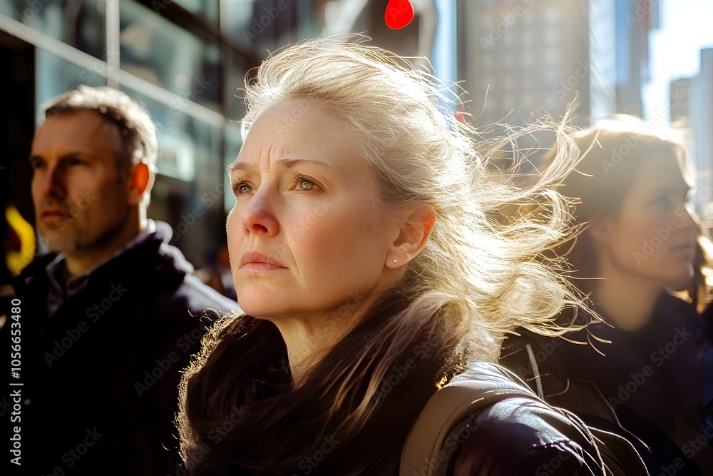 Cinma Vrit Style Candid Street Scene of Vibrant City Life and Dynamic ...