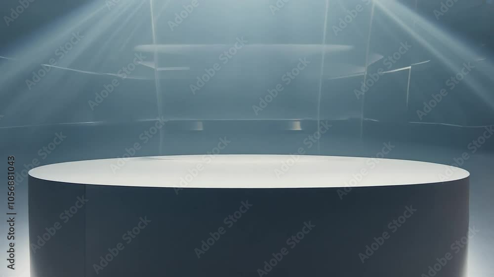 endless presentation luxury display 4k loop product podium empty ...