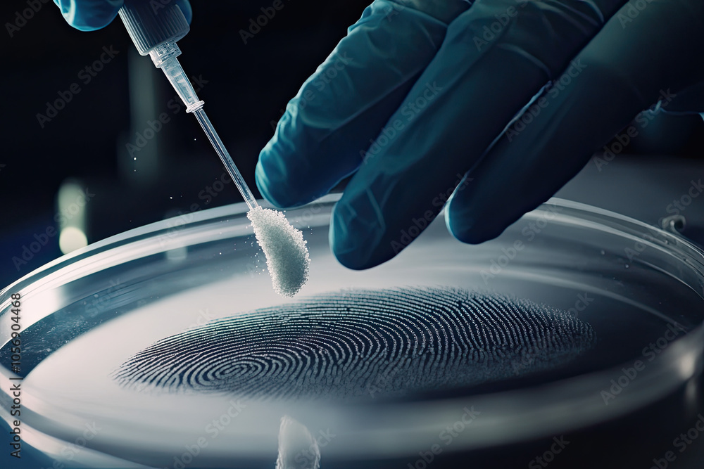 Detective background illustration, forensic crime scene investigation ...