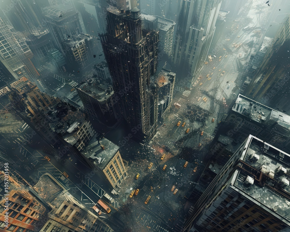 Explore unexpected camera angles in a digital masterpiece Stock Photo ...