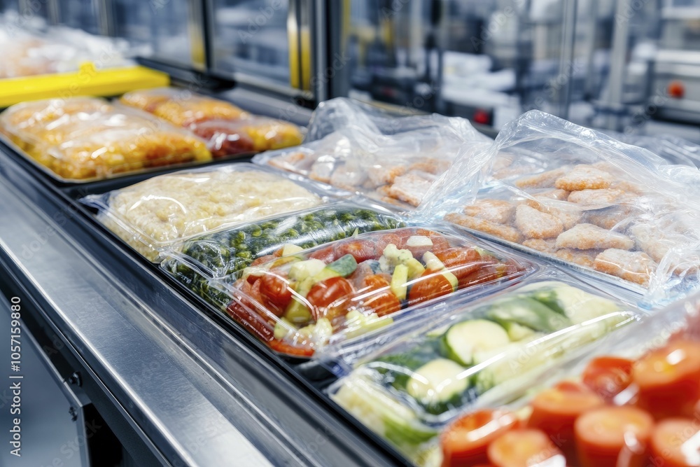 Frozen processed food in vacuum-sealed packaging emphasizes durability ...