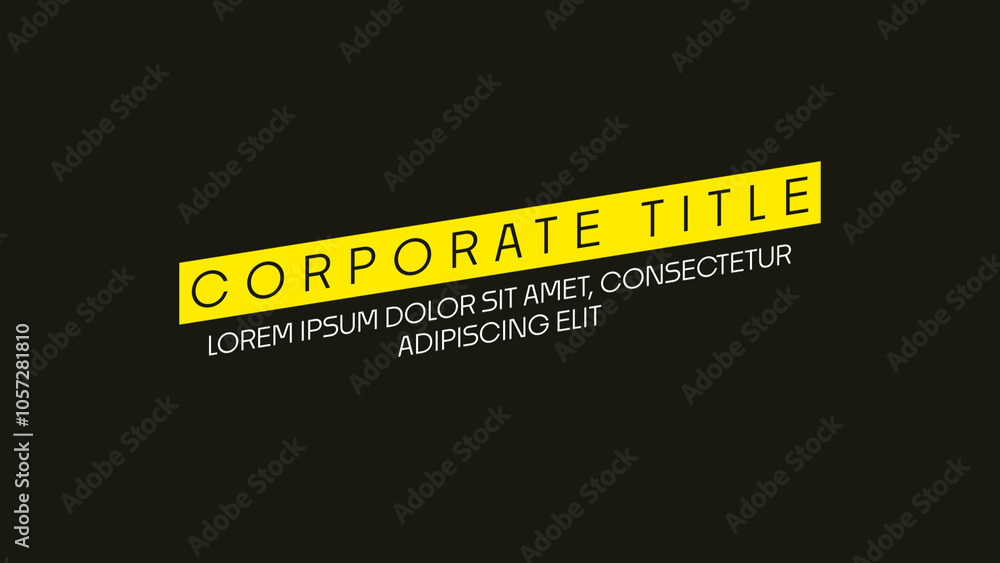 Corporate Title | Clean Animations Designed to Elevate Corporate ...