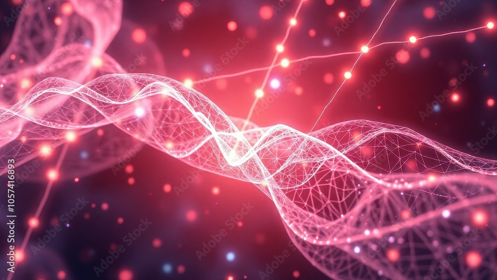 Photo & Art Print Visualization of AI image generation process, showing ...