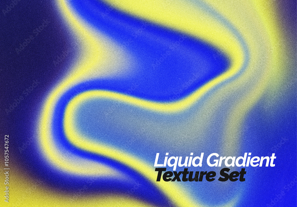Colorful Liquid Gradient Texture Set Stock Template | Adobe Stock