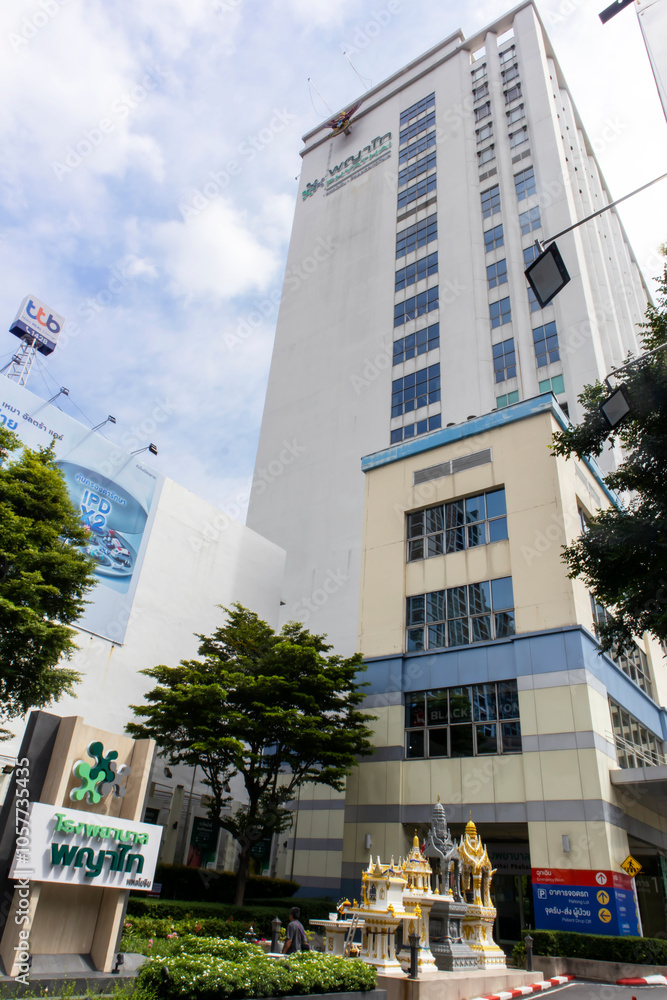 Bangkok, Thailand - October 28, 2024: ,Phyathai Phaholyothin Hospital ...