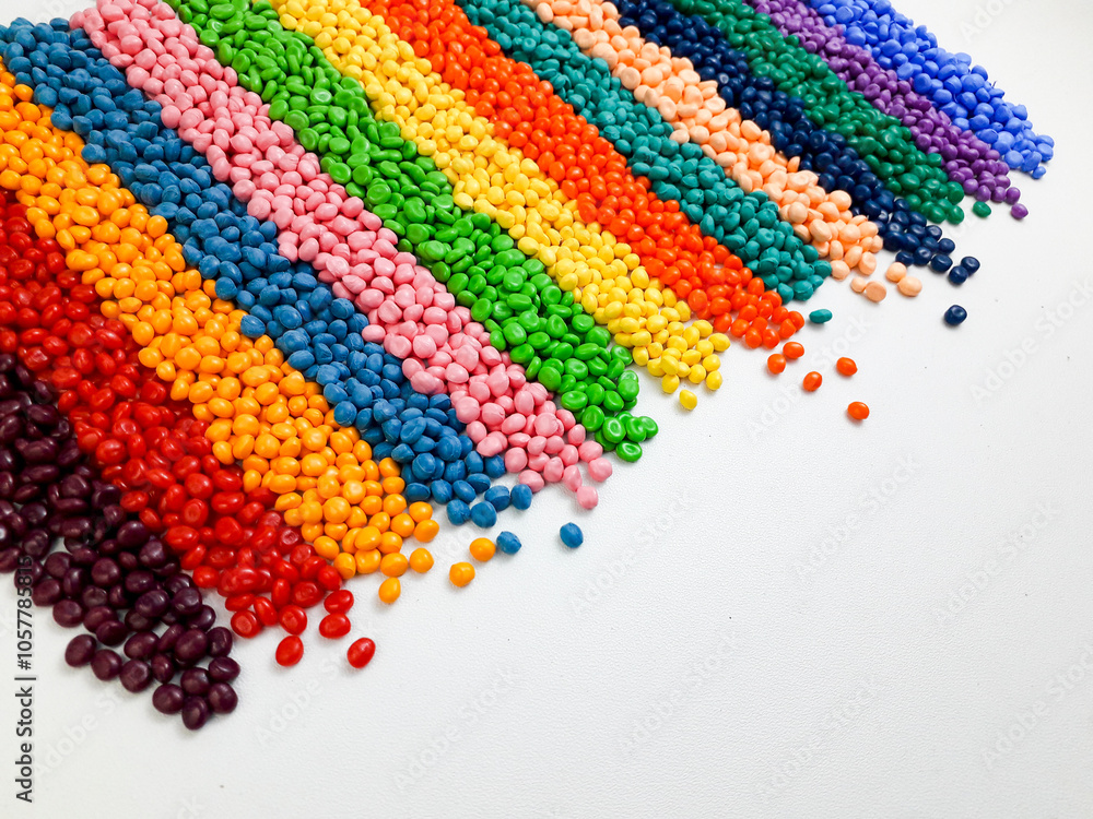 Various colors of masterbatch granules, color pigment carrier polymers ...