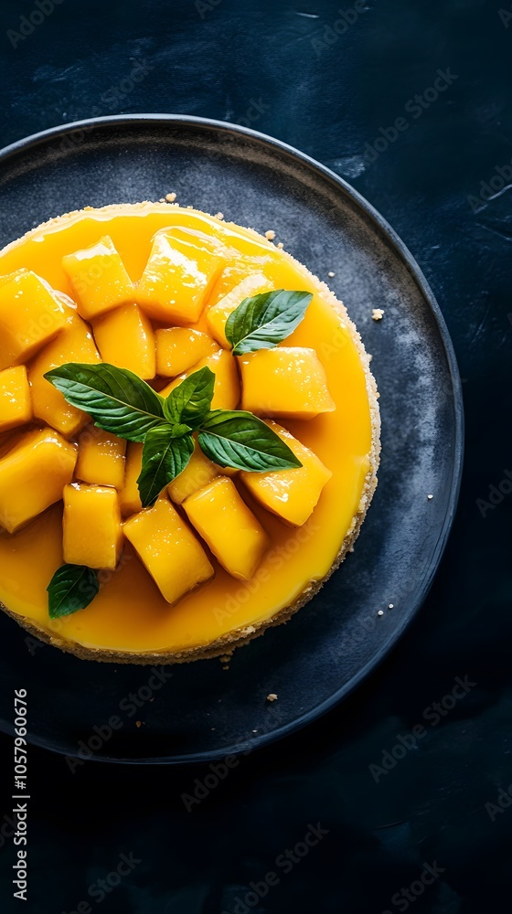 A culinary adventure cake featuring mango habanero topping is both ...