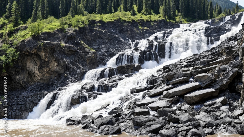 A landslide is a mixture of water, rocks and soil flowing rapidly down ...