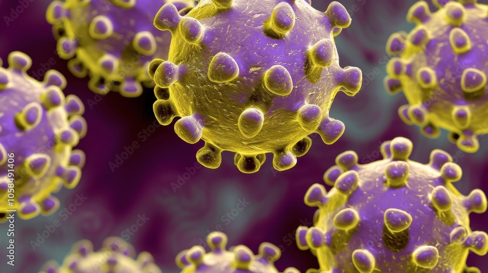 Photo Measles: A viral disease that results in fever, cough, and a ...