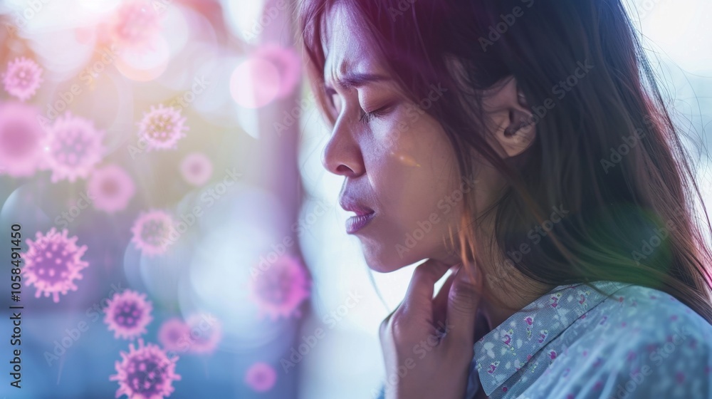 Measles: A contagious viral infection that presents with fever, cough ...