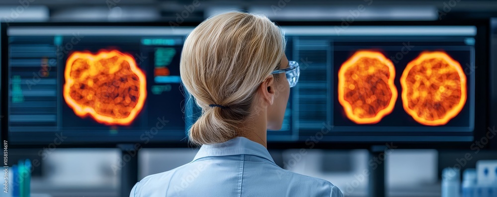 Thermal simulation screens displaying heat maps, sharp digital lines ...