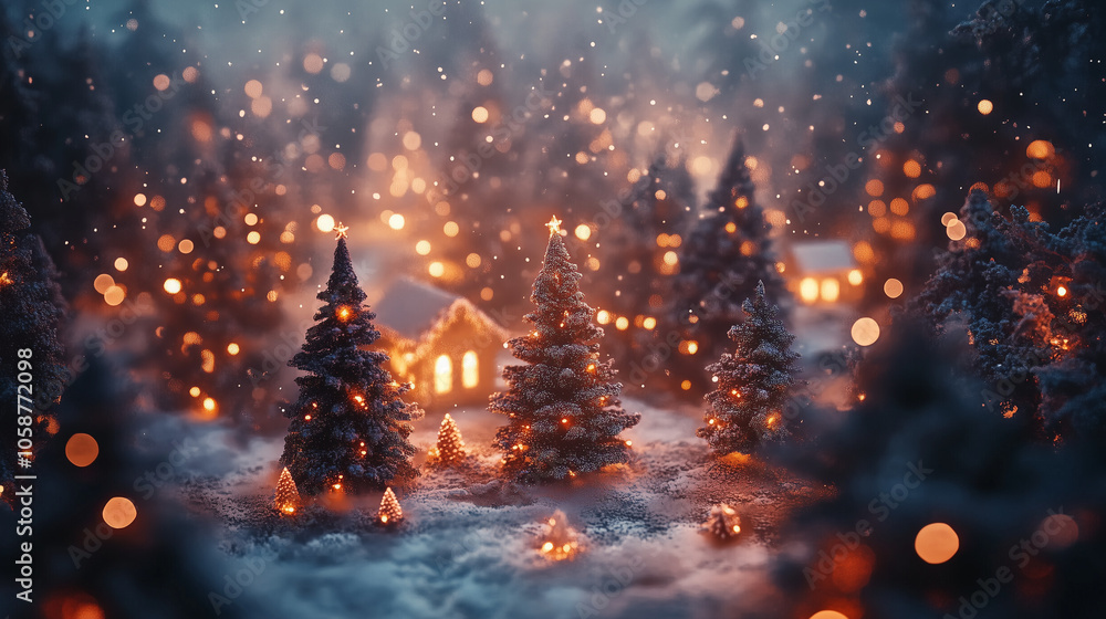 Fond d'écran panoramique incurvé pour Noël, ambiance chaleureuse et ...