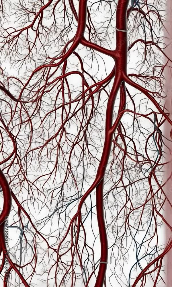 render 3d set veins system brain connections neural human synapse ...