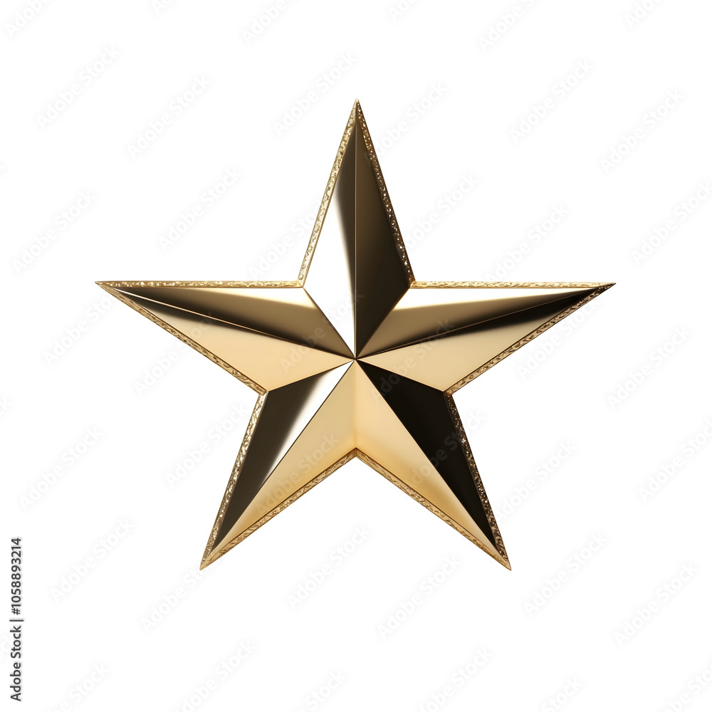 Golden Star png 3d star png gold star png Christmas tree topper png Golden christmas star png ...