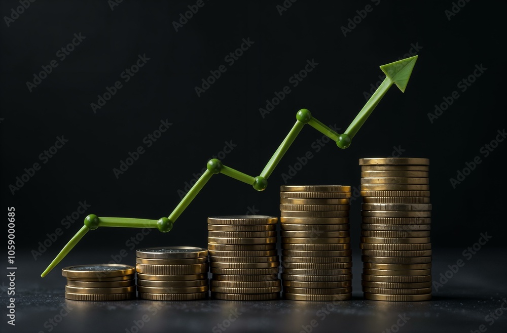 coins, money, growth, deposit, investment, background on finance ...