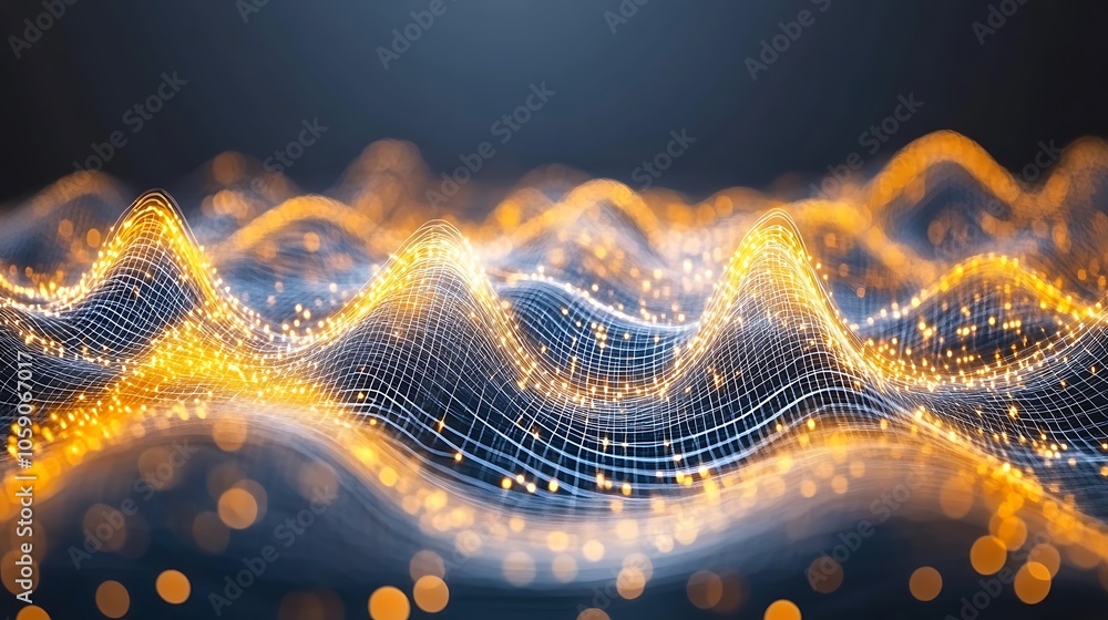 Abstract Network Data Visualization Simple Neutral Background with Free ...