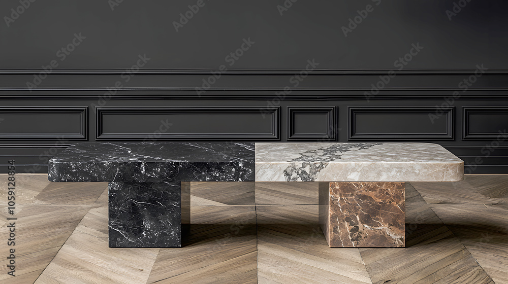 Marble Threshold: The transition from wooden floor to marble threshold ...