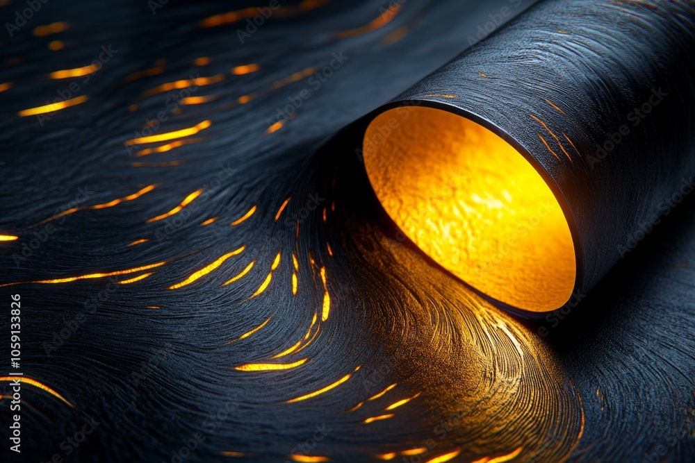 Detailed image of bullet engraving marks, with soft lighting capturing ...