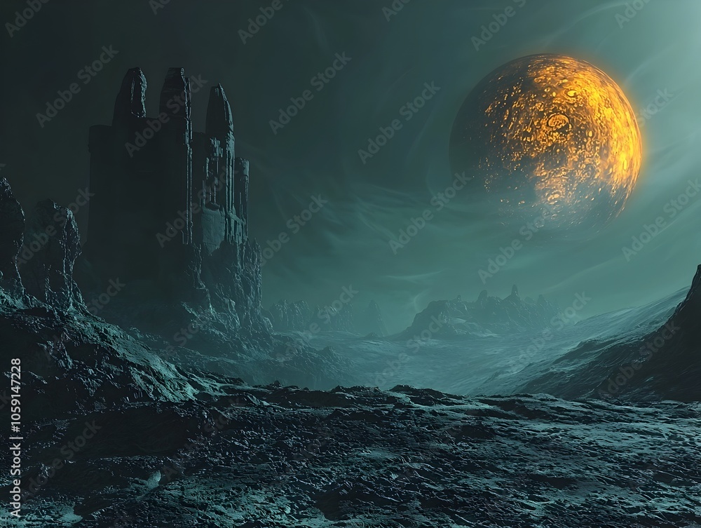 A Mysterious Moon Orbiting a Massive Gas Giant Its Ancient Ruins ...