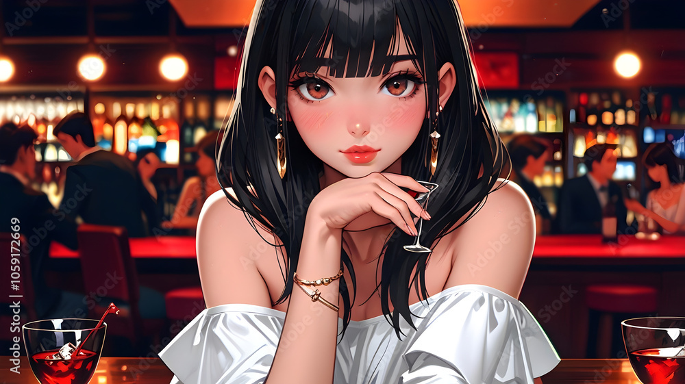 women smilling, smiling women , anime smiling illustrations, smiling ...
