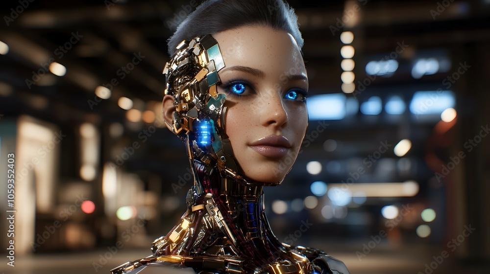 Strong female robots are the source of electricity that in the future ...