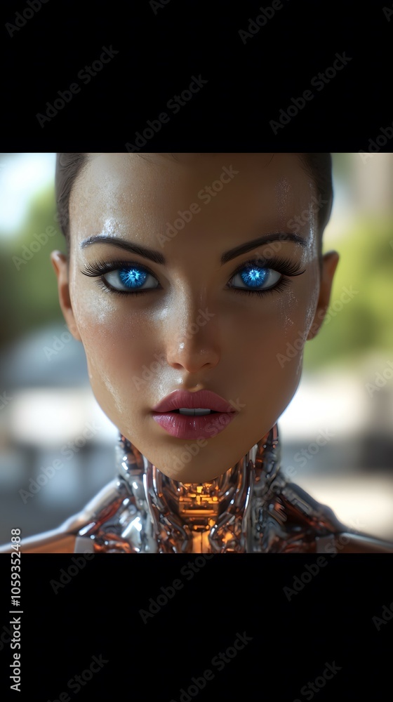 Strong female robots are the source of electricity that in the future ...
