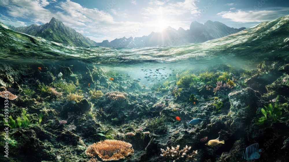 Underwater Marvels: Complex Reef Structures and Marine Life ...