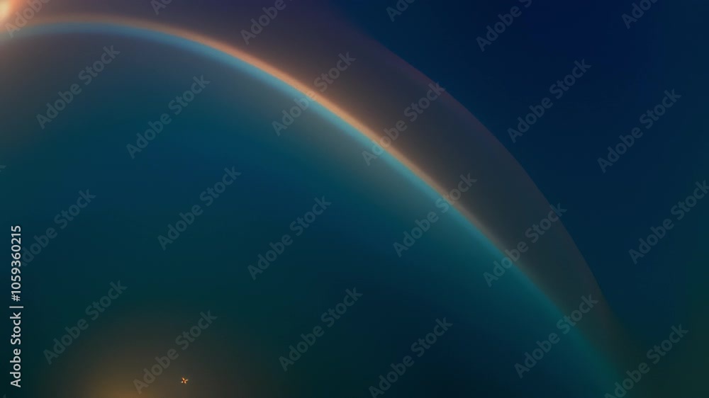 Seamless looping light leak and lens flare overlay with dark blue and ...