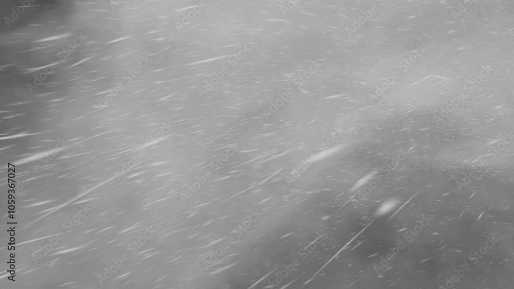 Three different types of impressive snow blizzards covering the entire ...