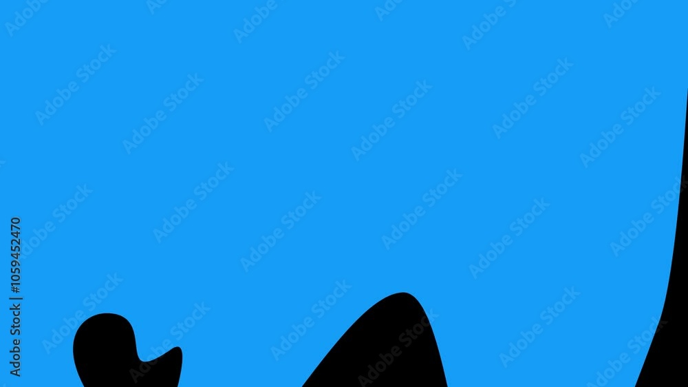 Dynamic effects motion graphics. Background transition from black to ...