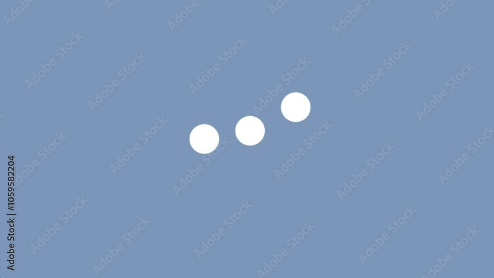 Typing loading dots animation. Animation of seamless loop. reminiscent ...