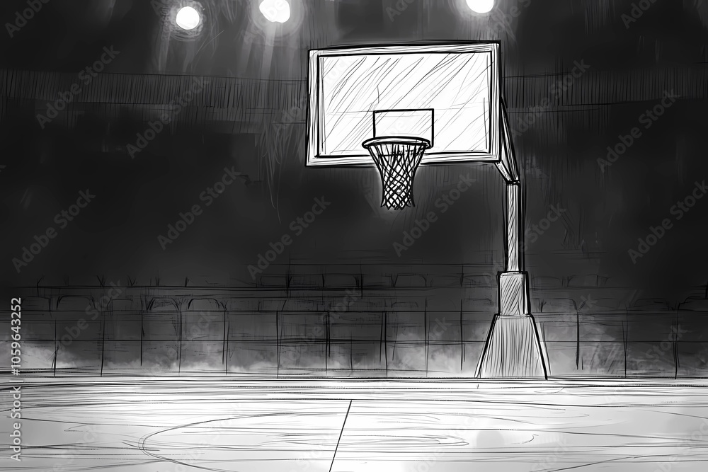 Basketball background, evoking an authentic athletic feel, perfect for ...