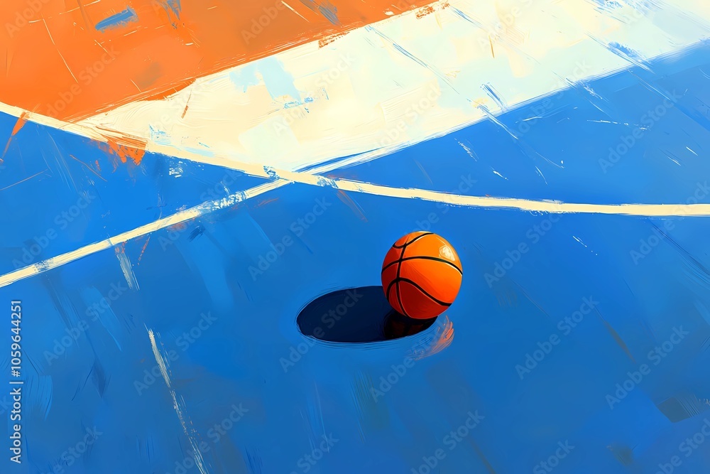 Grunge basketball background , highlighting the rugged nature of the ...