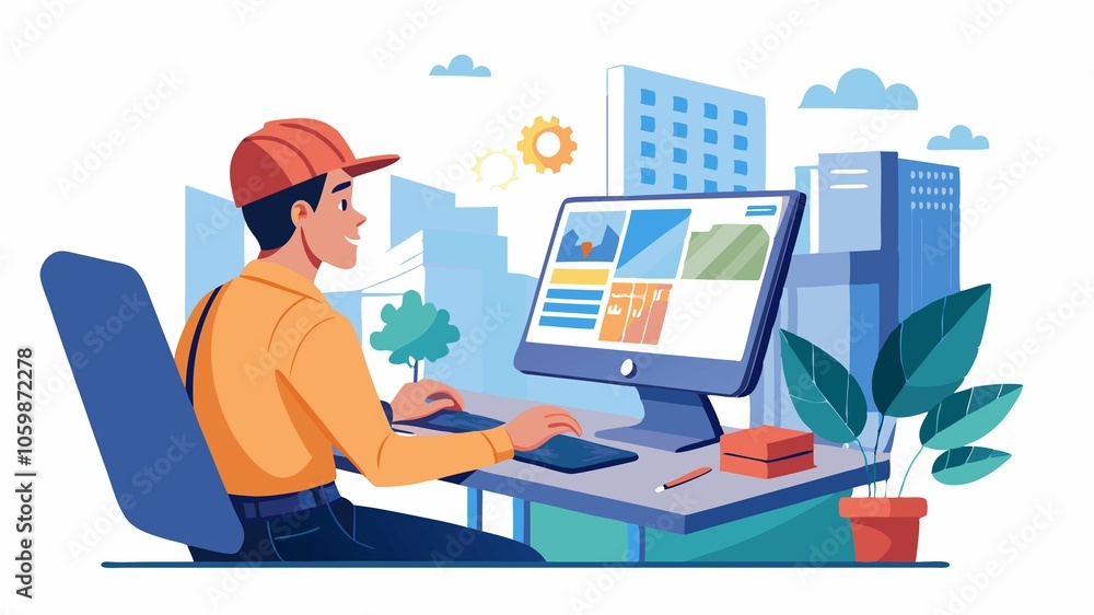 Architects use computer-aided design (CAD) software to create detailed ...