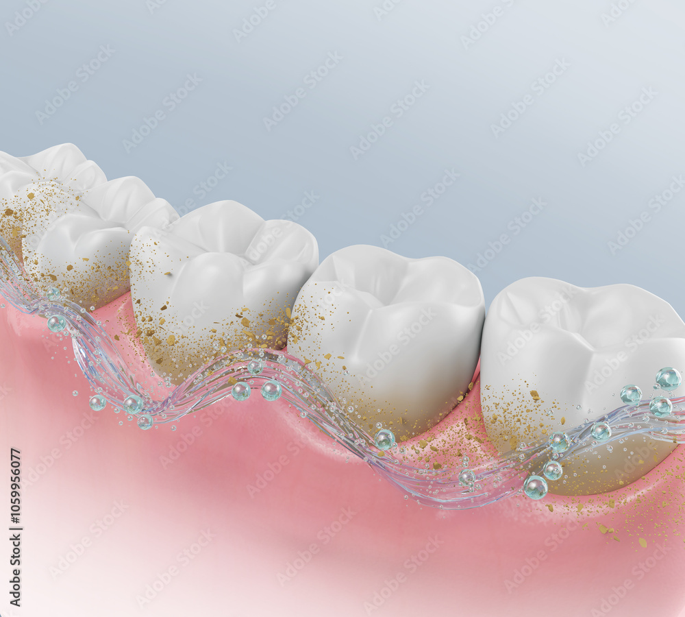 Tooth whitening, Tooth Cleaning, Healthy gums and teeth with fluoride ...