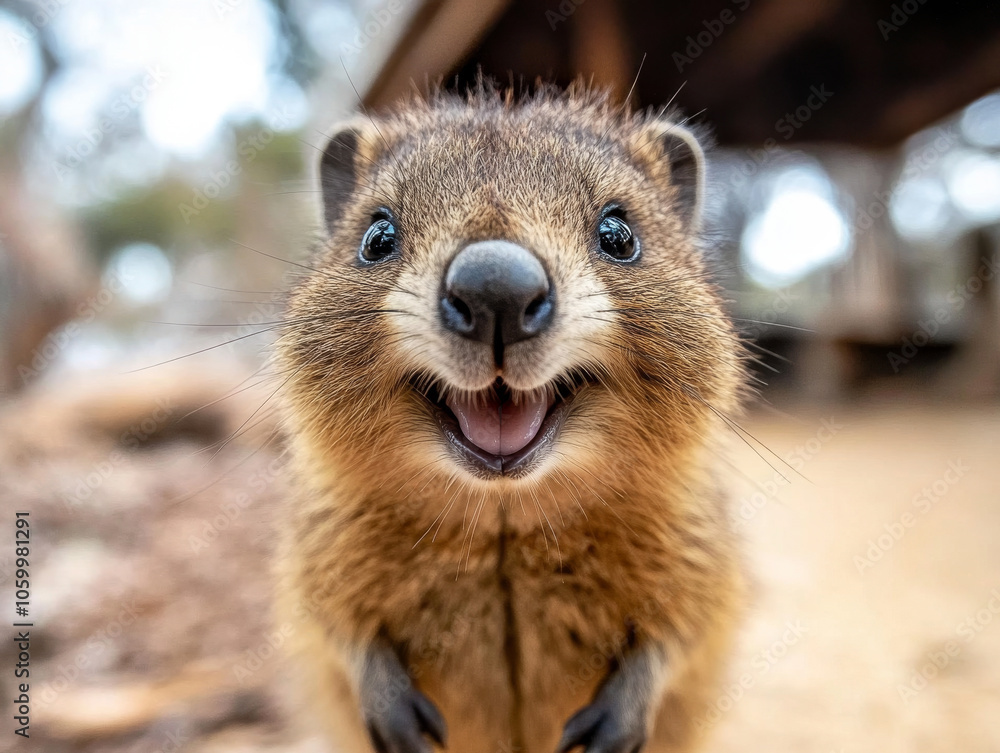 A close-up of a quokka smiling, one of Australia's cutest native ...