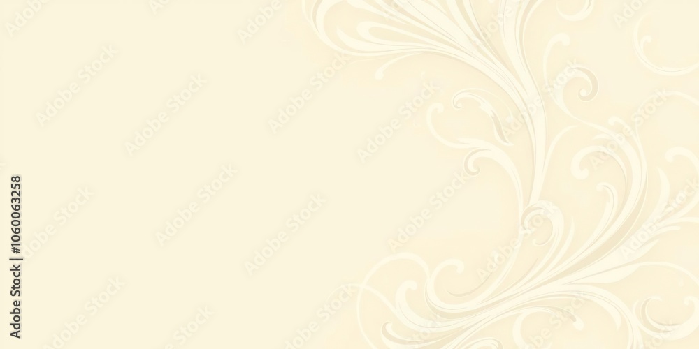Abstract white swirling cream background with elegant and flowing ...
